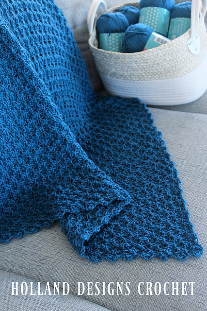 Ravelry: Knit-Look C2C Blanket or Scarf pattern by Lisa van Klaveren
