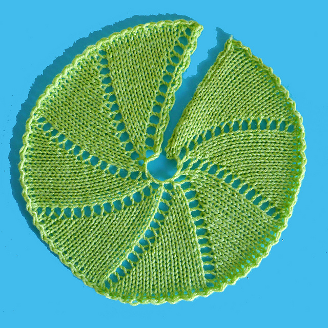 Ravelry: Wedge Circle with a Slit pattern by Holly Chayes
