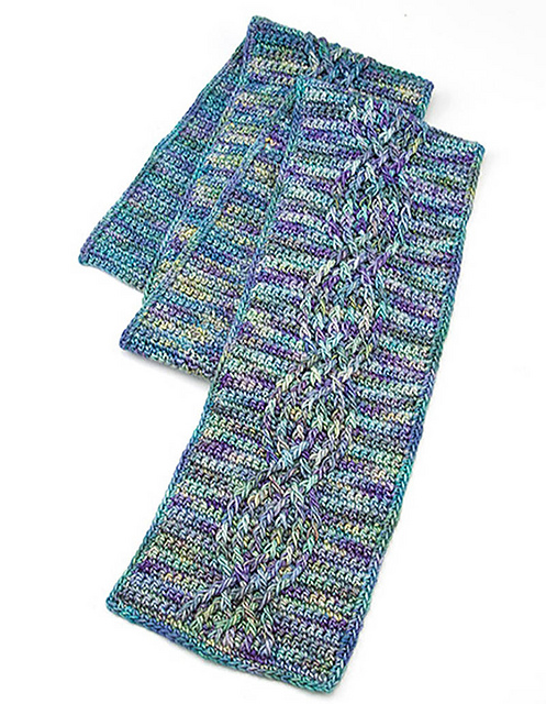 Ravelry: Celtic Cabled Scarf pattern by Karen Whooley