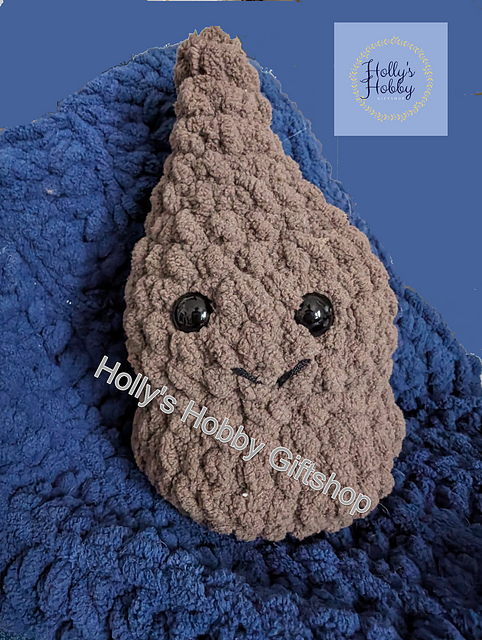 Ravelry: Poop Emoji Stuffie pattern by Holly's Hobby Giftshop