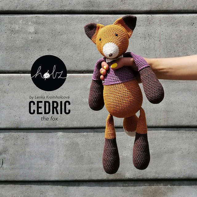 Ravelry: CEDRIC the fox pattern by Lenka Kromholcová