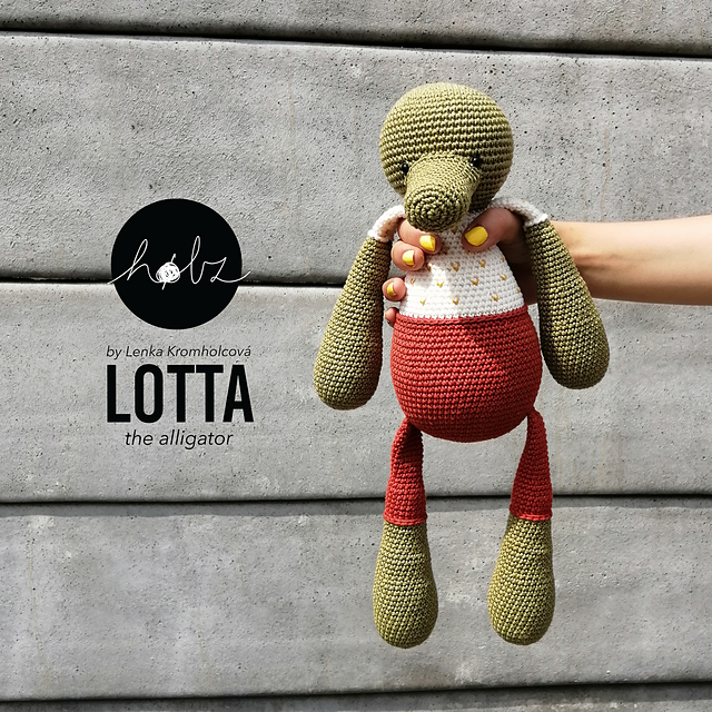Ravelry: LOTTA the alligator pattern by Lenka Kromholcová