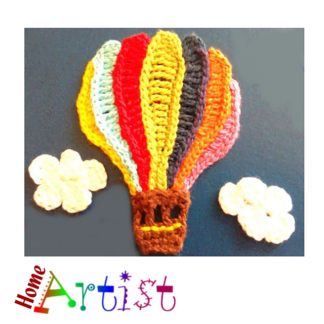 Ravelry: Hot air Balloon Applique pattern by Homeartist crochet
