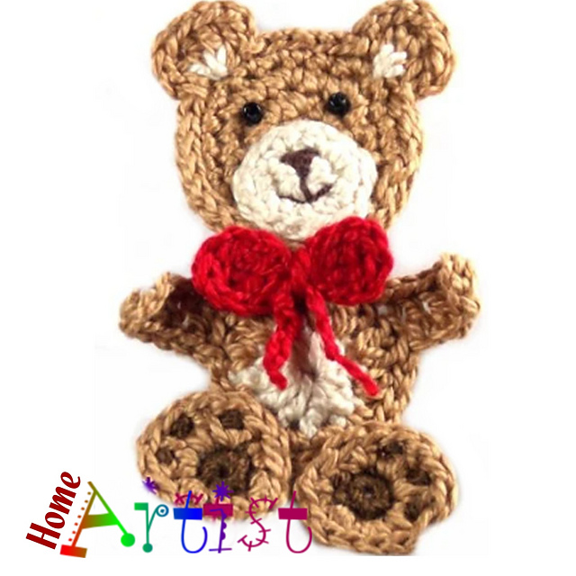 Ravelry: Teddy Bear applique pattern by Homeartist crochet