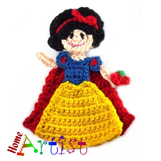 Ravelry: Snow White Applique pattern by Homeartist crochet