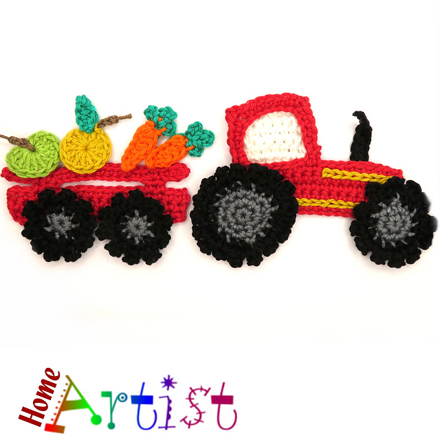 Ravelry: Tractor pattern by Homeartist crochet