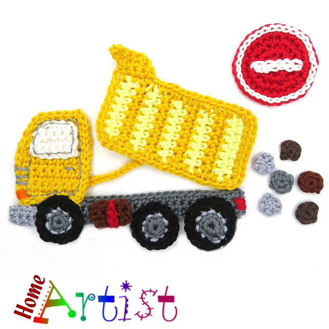 Ravelry: Dump Truck Applique pattern by Homeartist crochet