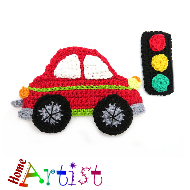 Ravelry: Car applique pattern by Homeartist crochet