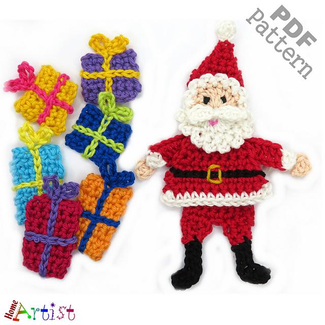 Ravelry: Santa Applique pattern by Homeartist crochet