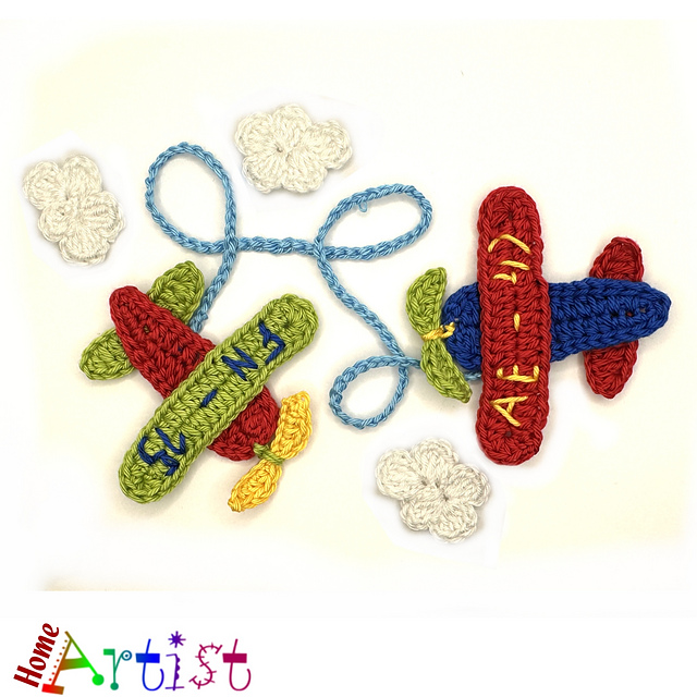 Ravelry: Airplane Applique pattern by Homeartist crochet