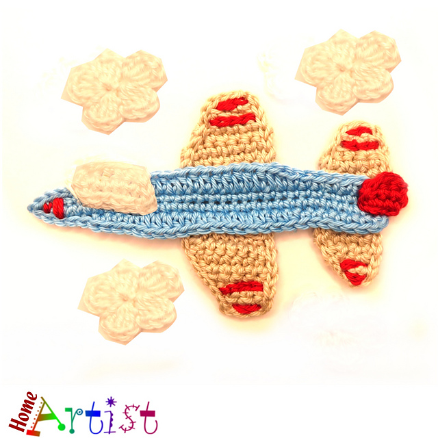 Ravelry: Jet aircraft applique pattern by Homeartist crochet