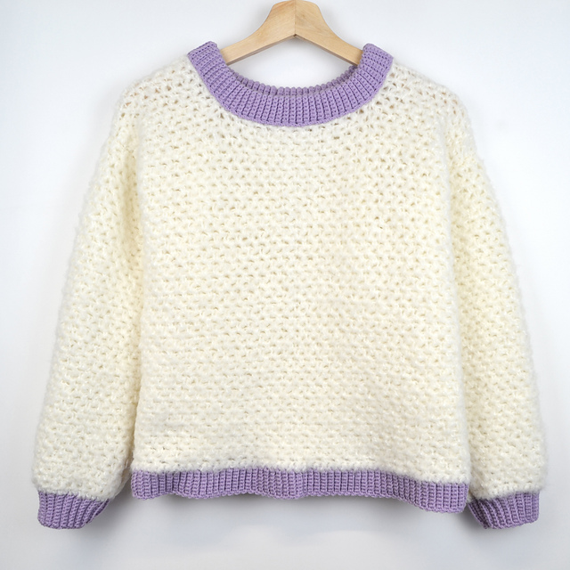 Ravelry: Linen Stitch Sweater pattern by Elodie courtat