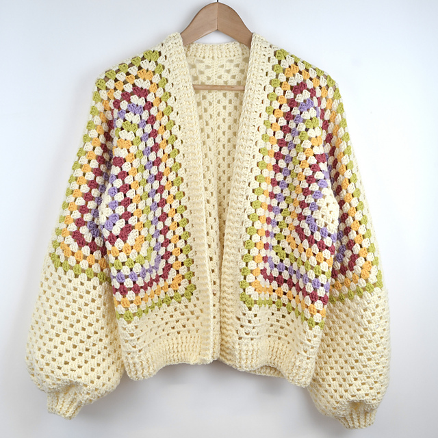 Ravelry: Hexagon cardigan 2 pattern by Elodie courtat