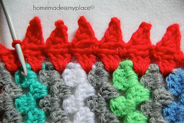 Ravelry: Spiky Border pattern by Alessandra Poggiagliolmi