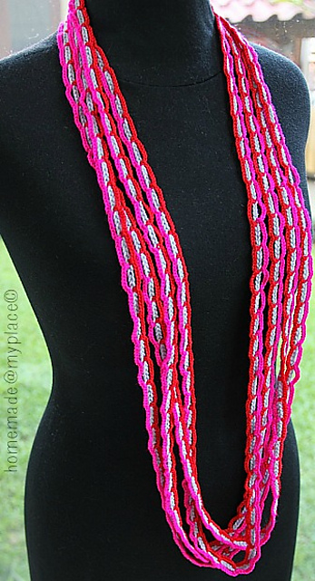 Ravelry: Simple & Colourful Necklace pattern by Alessandra Poggiagliolmi