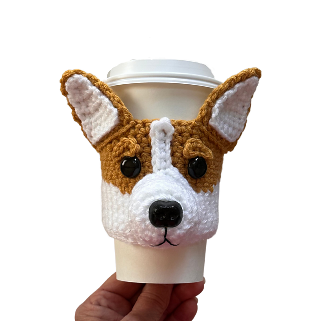 Ravelry: Corgi Cup Cozy pattern by Hooked by Angel