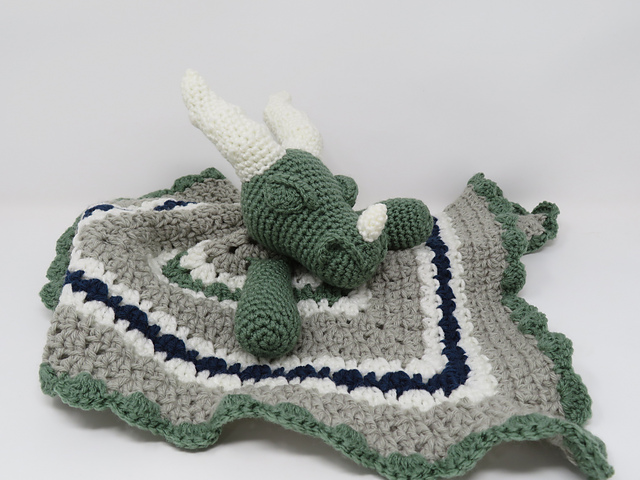 Ravelry: Sleepy Dragon Lovey pattern by Hooked by Kati
