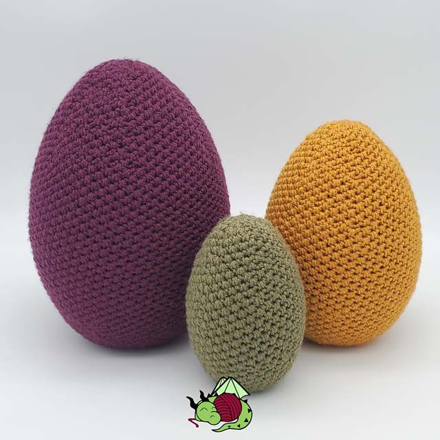Ravelry: Textured Dragon Egg pattern by Hooked by Kati
