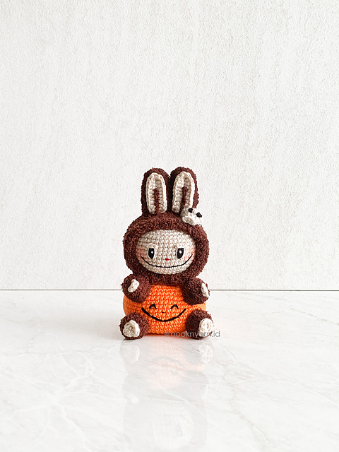 Ravelry: Halloween Labubu Amigurumi pattern by Hook & Yarn