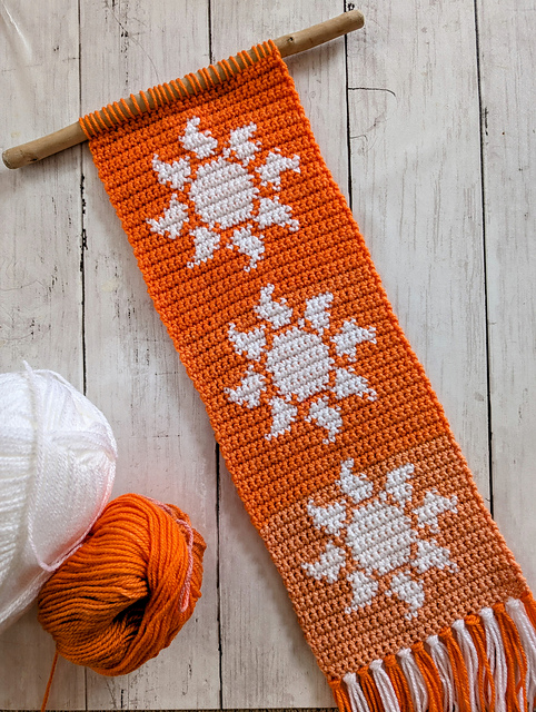 Ravelry: Sunshine Wall Hanging pattern by Crochet Hooks and Magic