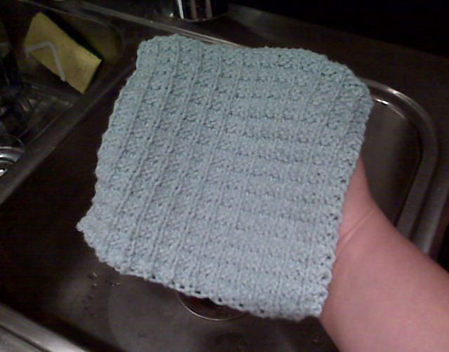 Ravelry: knittingwithwords' Double Bump Dishcloth