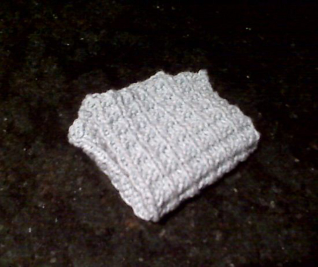 Ravelry: knittingwithwords' Double Bump Dishcloth