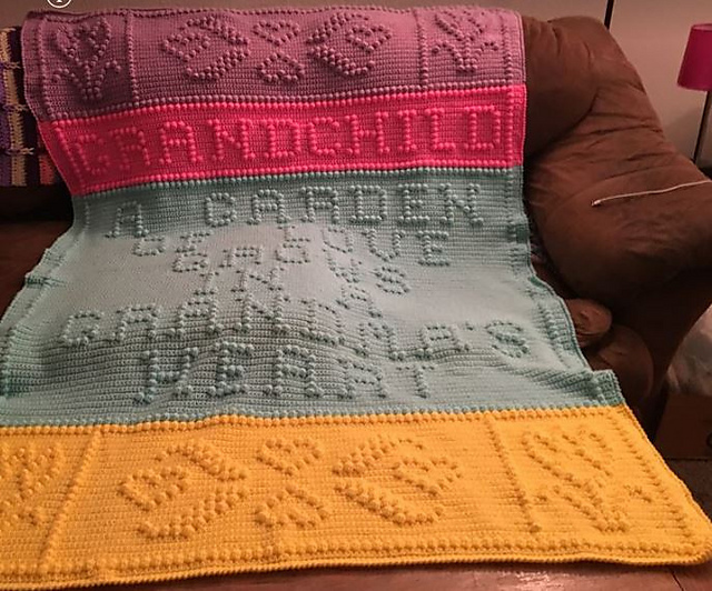 Ravelry: 240 Grandchild a garden of love pattern by Nancy Liggins
