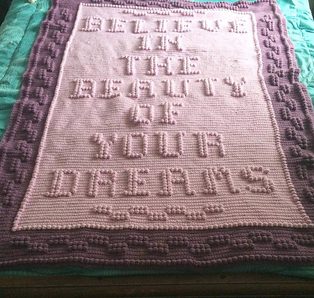 Ravelry: 299 Believe in the beauty pattern by Nancy Liggins
