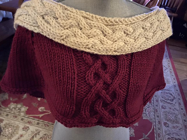 Ravelry: Celtic Santa Wrap pattern by Mary friday