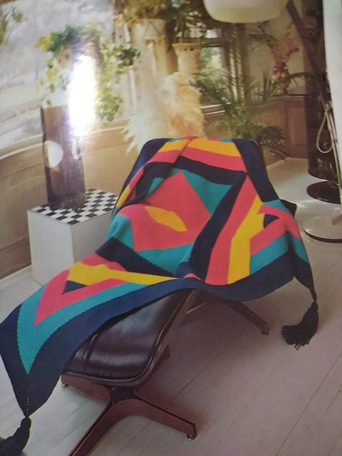 Ravelry: Geometric Afghan pattern by Spinnerin