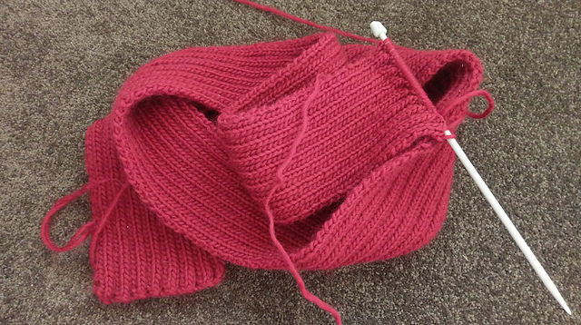 Ravelry: 2 x 2 Rib Scarf pattern by Patons Australia