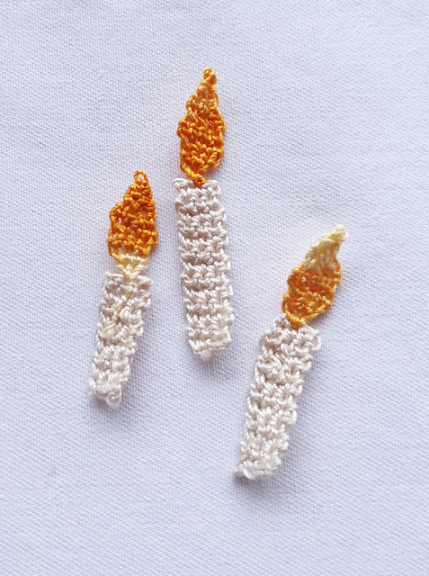 Ravelry: Simple candle motif pattern by Sophie Xuan Hurden