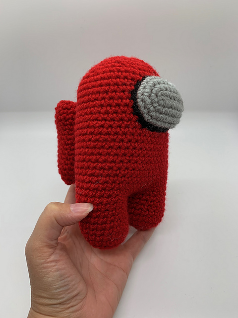 Ravelry: Among Us Imposter Plush pattern by Heather Stagl