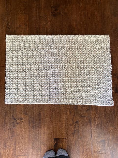 Ravelry: Striped Bubble Rug pattern by Holly and Oak Fiber Arts