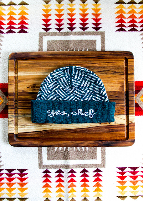 Ravelry: "Yes, Chef" Beanie pattern by Meghan Babin