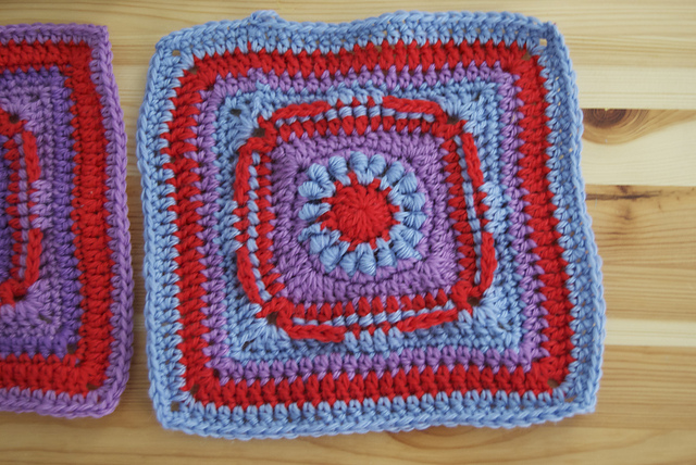 Ravelry: MaggieMenzel's Hybrid Peas Blanket Squares