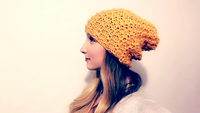 Ravelry: Purl Statement Hat pattern by Christine Rosen