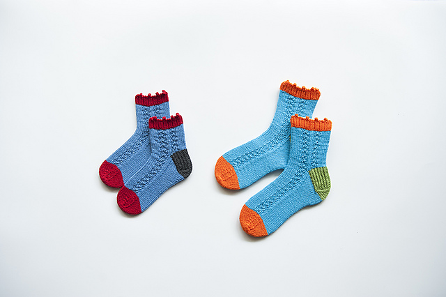 Ravelry: Matisse Socks pattern by Sangmi Lee