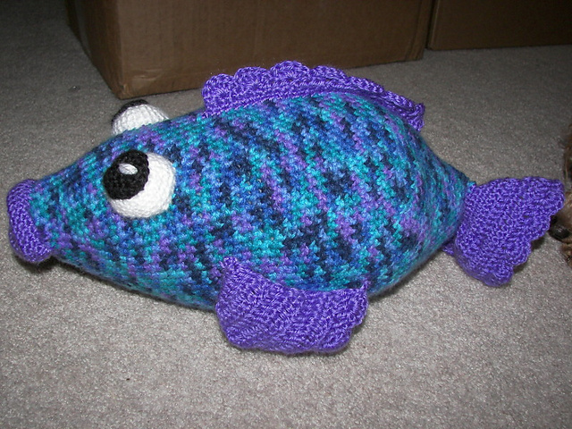 Ravelry: Big Rainbow Fish pattern by Deb D'Zio