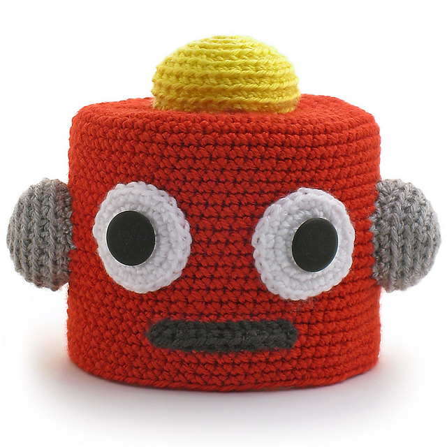 Ravelry: Rodney Robot Toilet Paper Cover pattern by Linda Wright ...