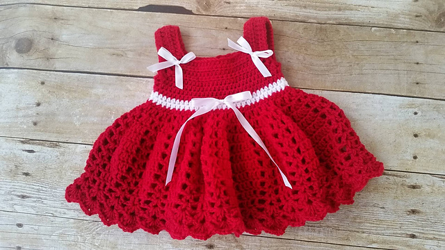 Ravelry: Red Baby Dress pattern by Isabelle P