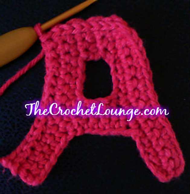 Ravelry: Block Capital Letter A pattern by "e" Lee