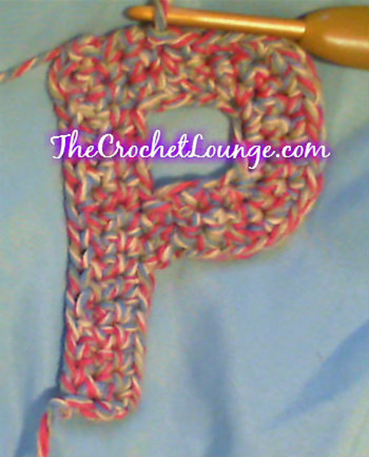 Ravelry: Block Capital Letter P pattern by "e" Lee