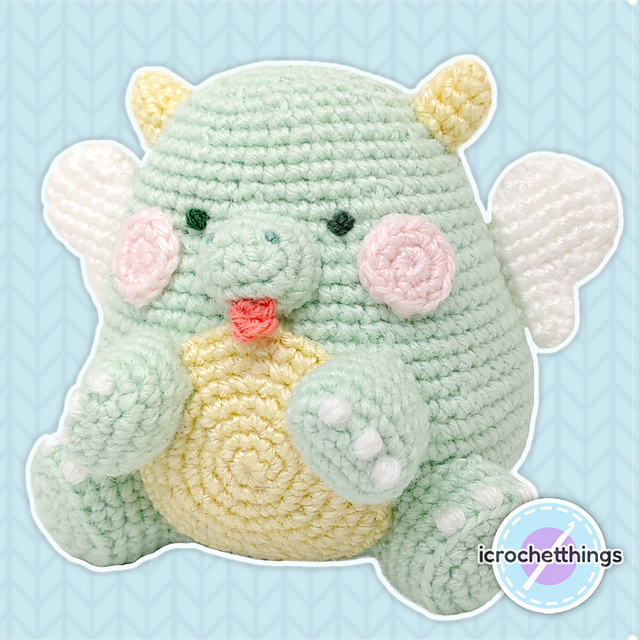 Ravelry: Chubby Baby Dragon Amigurumi pattern by i crochet things