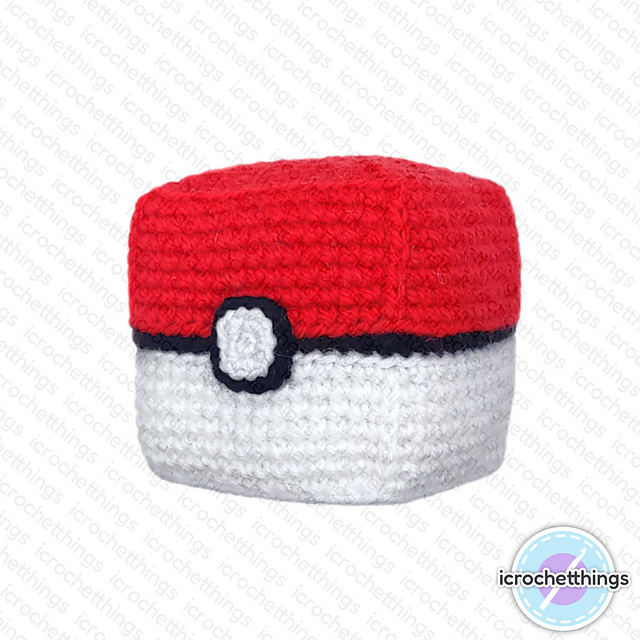 Ravelry: Pokeball Block Amigurumi pattern by i crochet things