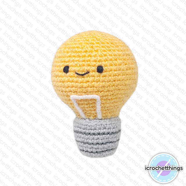 Ravelry: Lightbulb Amigurumi pattern by i crochet things