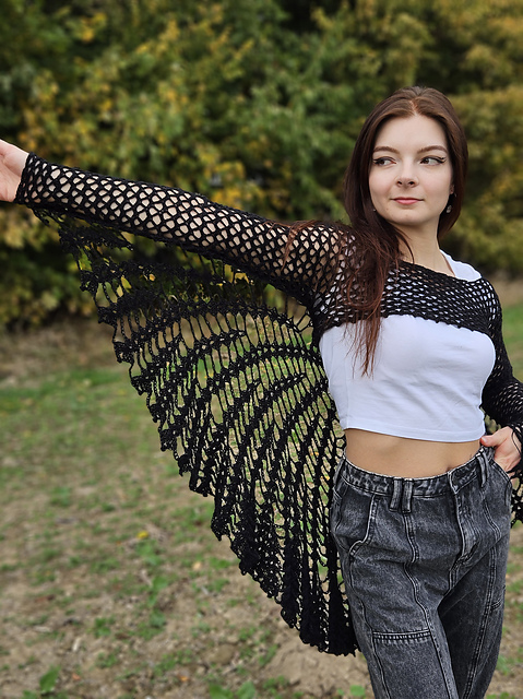Ravelry: Bat sleeve pattern by Izabela Firlová