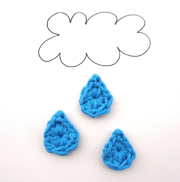 Ravelry: Little Raindrops pattern by Fiber Flux / Jennifer Dickerson