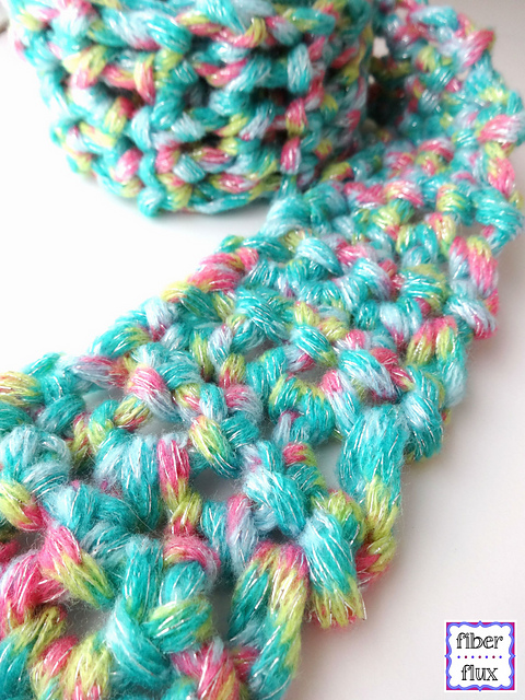 Ravelry: Fun Finger Crochet Scarf pattern by Fiber Flux / Jennifer ...