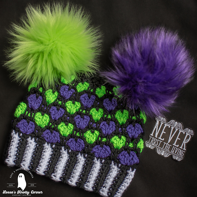 Ravelry: Snow Heart Beanie pattern by Leesa's Knotty Corner